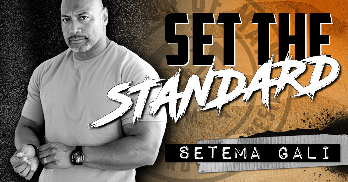 SETEMA GALI - Set the Standard - Order of Man
